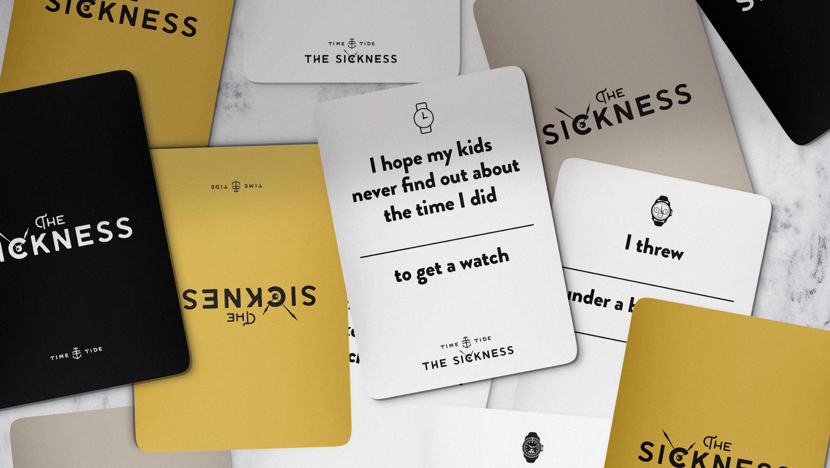 Meet THE SICKNESS - Cards Against Humanity, but for watches