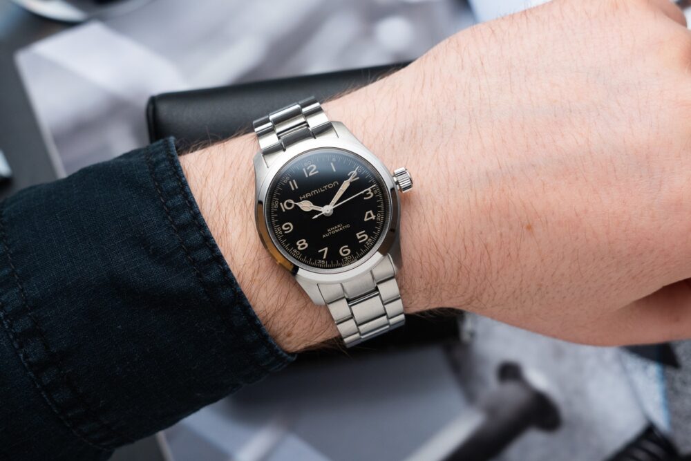 Hamilton Khaki Field Murph 38 white dial and bracelet | HANDS ON